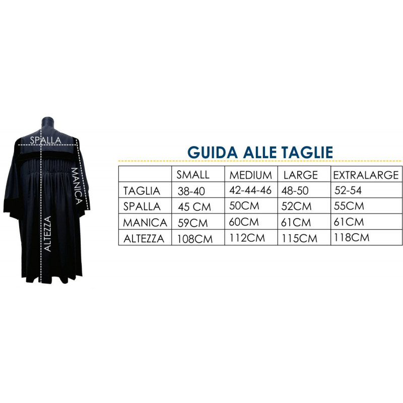 Toga Lux Seneca per Avvocato e Magistrato